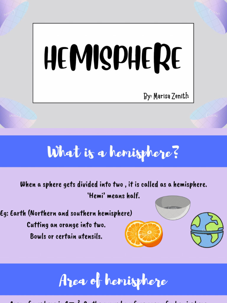 Hemisphere-Maths | PDF
