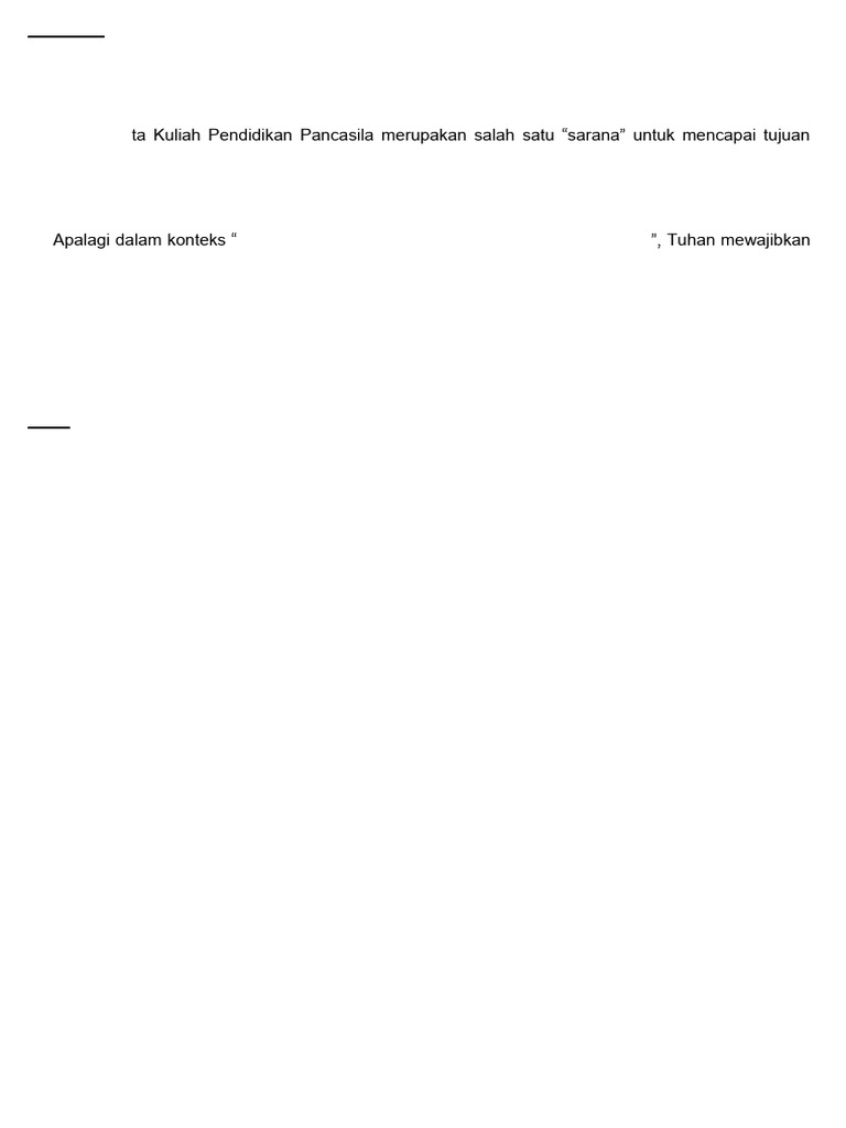 Uas Ganjil Pancasila 2024-2025 | PDF