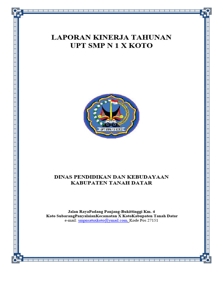 Laporan Kinerja Tahunan | PDF