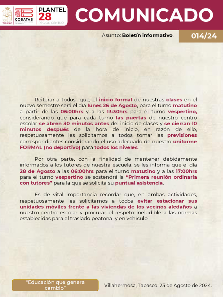 Comunicado 1424 | PDF