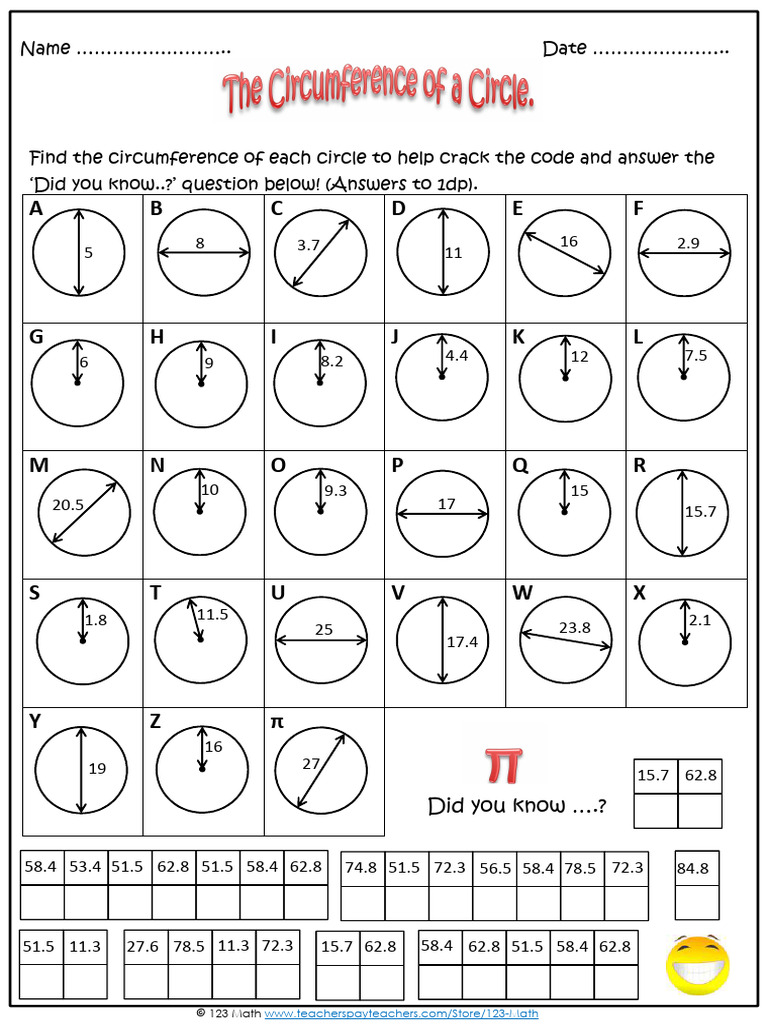 Find The Circumference Riddle | PDF