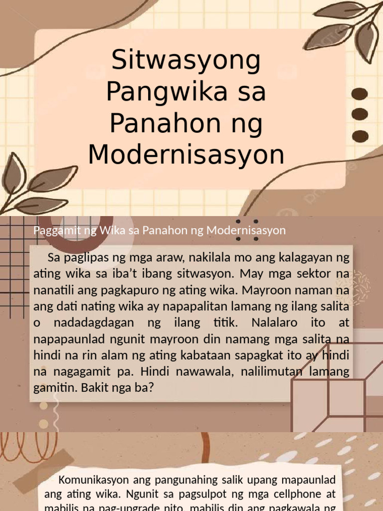 Kompan Modernisasyon | PDF