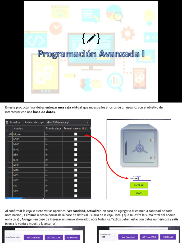 Ejemplo de BD Alcancia | PDF | Informática | Software
