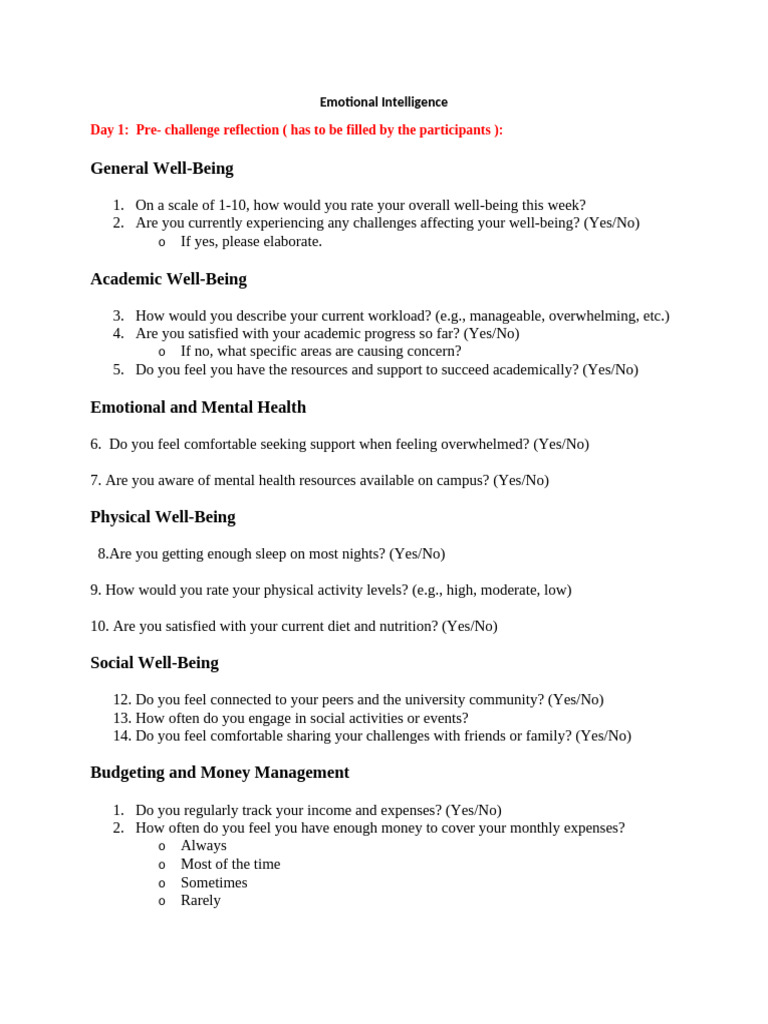 1 Week Challenge Task | PDF | Sleep | Nutrition