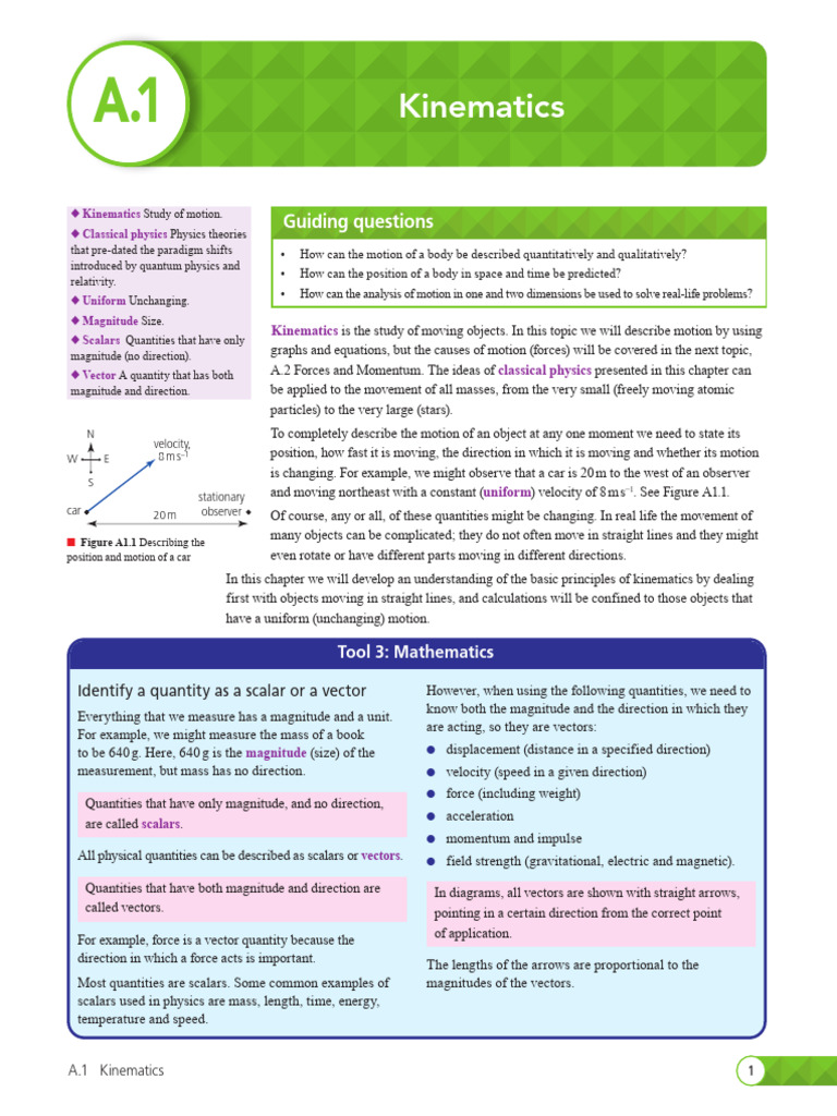 Kinematics summary | PDF | Acceleration | Velocity Kinematics summary | PDF | Acceleration | Velocity