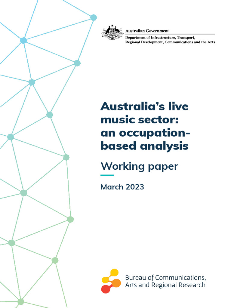 Australia's Live Music Sector - An Occupation-Based Analysis - March ...