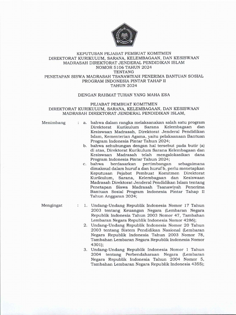 SK Pip Mts Tahap II Tahun 2024 | PDF