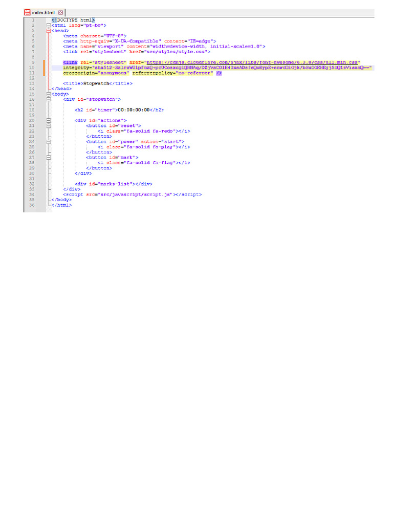 Atividade CSS Js | PDF