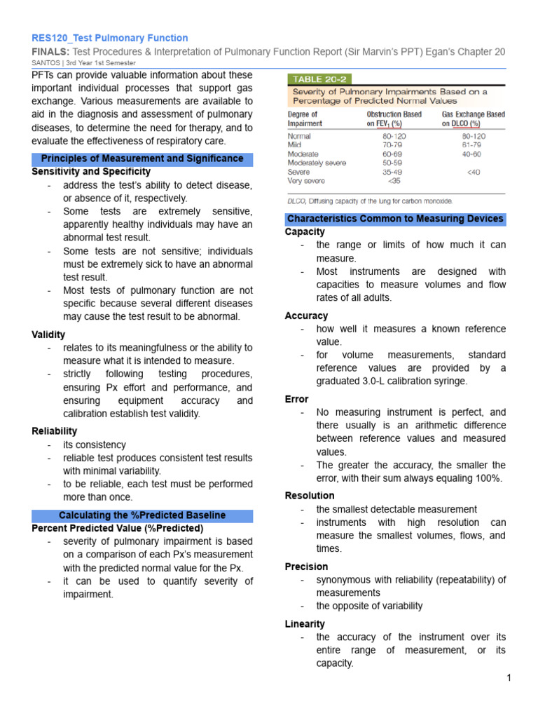 PFT Finals | PDF | Breathing | Respiration