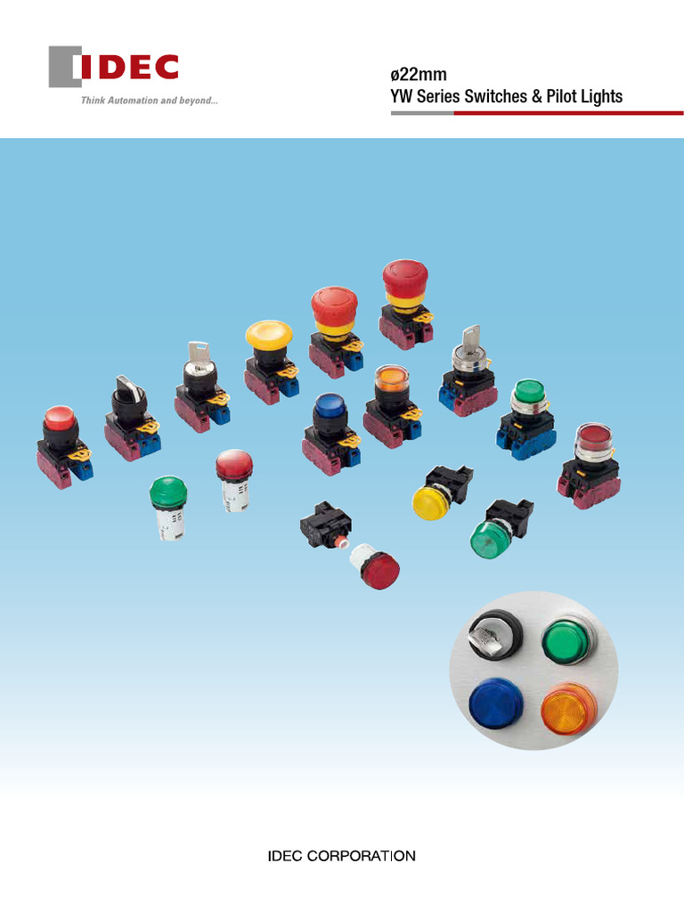 Yw Idec Series Catalogue | PDF | Switch | Alternating Current