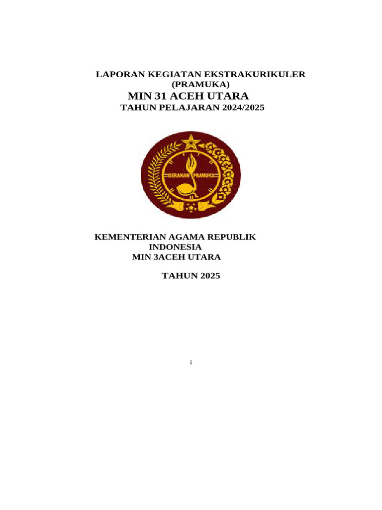 Laporan Pramuka | PDF