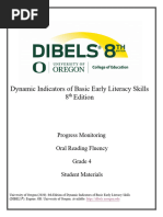 Dibels 8 Benchmark 2 Scoring 2020-1 | PDF | Standardized Tests