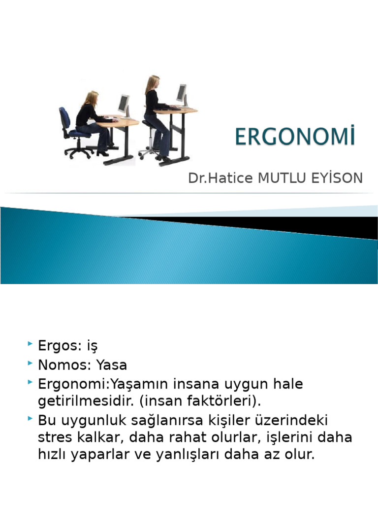 Hafta AA Ergonomi | PDF