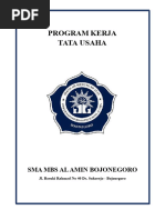 Program Kerja TU Sekolah 2025 | PDF