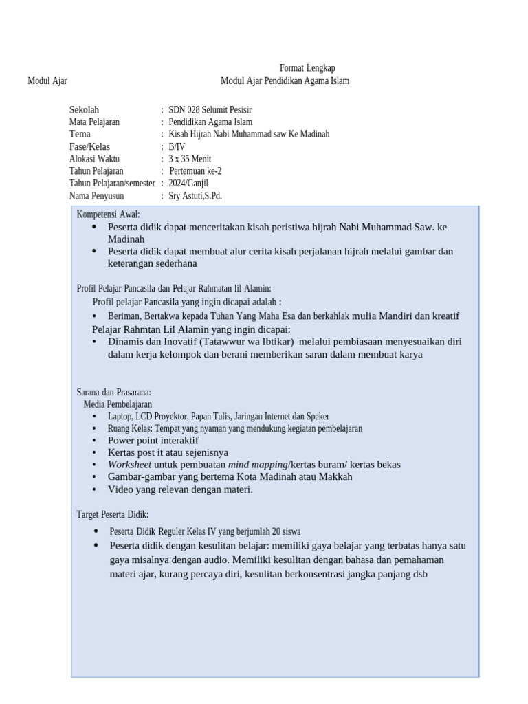 LK 7 MODUL PJBL Sry Astuti-Revisi | PDF
