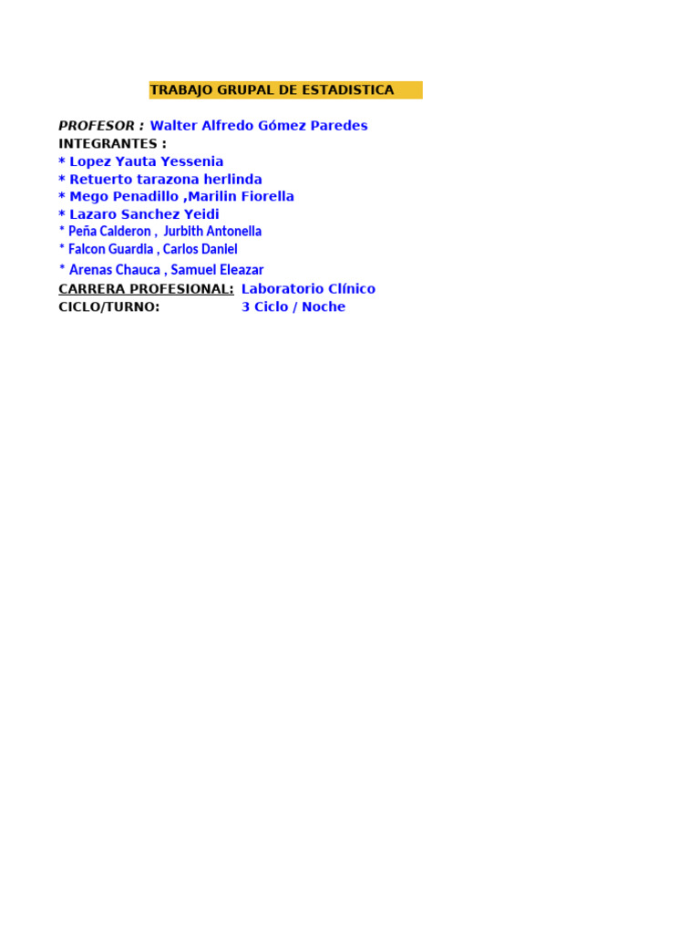 Tarea1 Grupal Estadística | PDF | Metodología de encuesta | Estadísticas