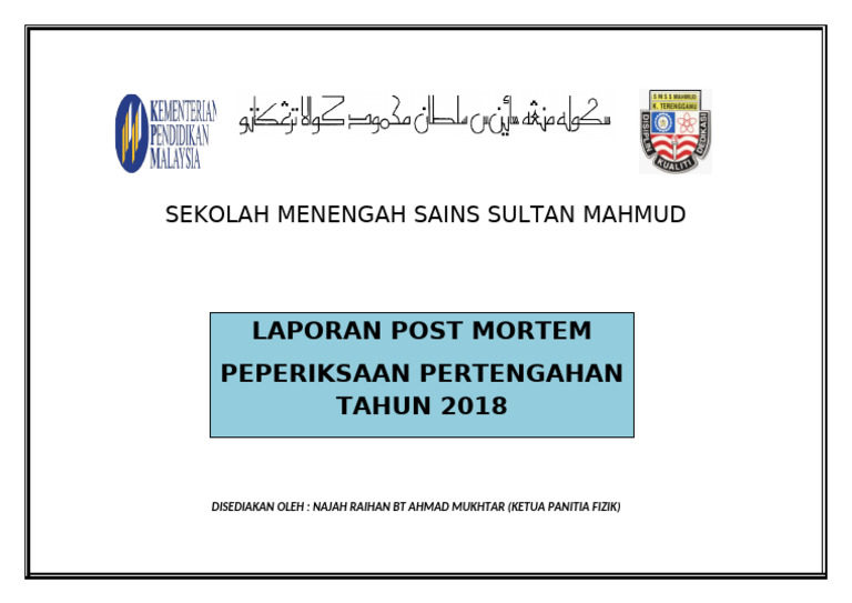 Cover Post Mortem PPT F4 | PDF