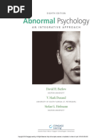 Abnormal Psychology An Integrative Approach (8th Edition) | PDF ...