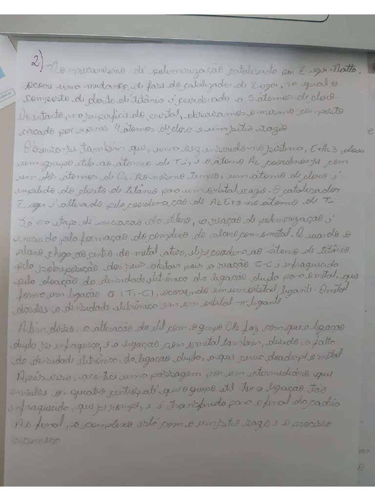 Exercicio 2 Inorg | PDF