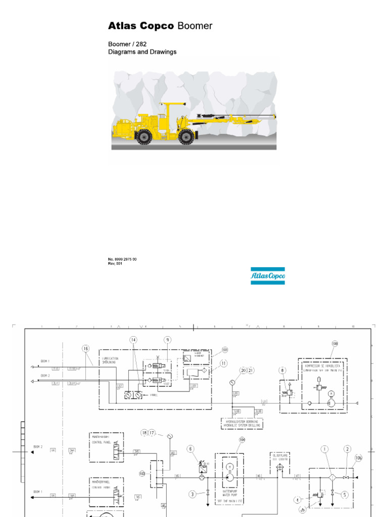 1. Plano Electro - Hidraulico BOOMER 282 (Horizontal) Color - MODIF | PDF