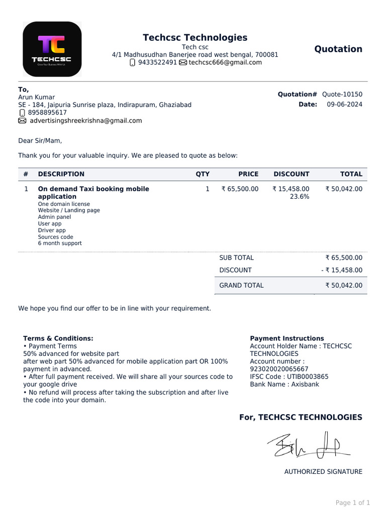 Quote-10150 | PDF | Software | Computing