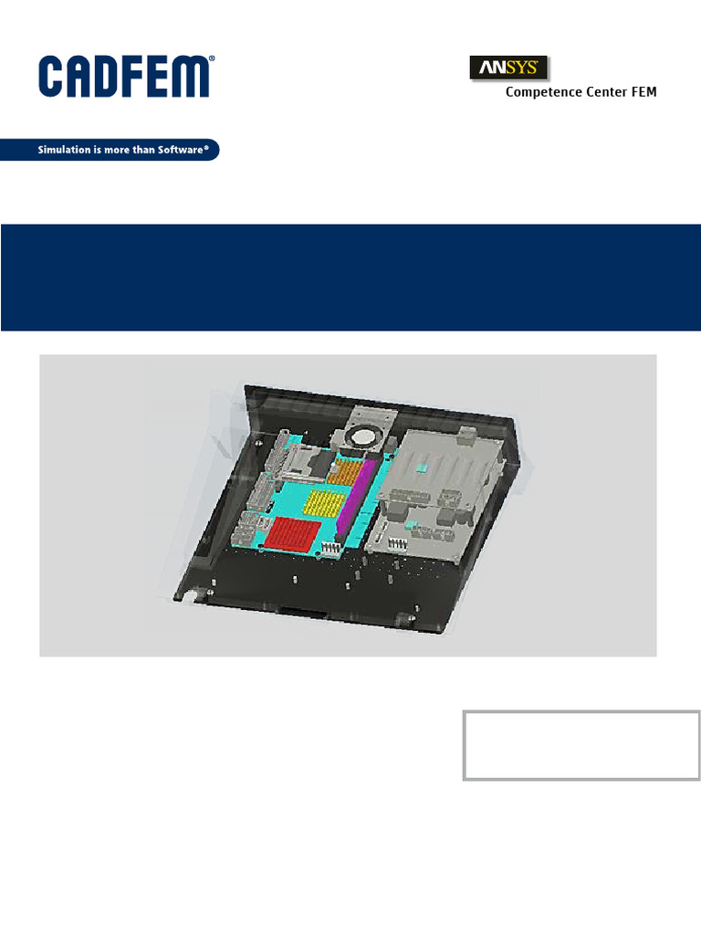 Electronic Cooling Case Study: ANSYS Icepak | PDF | Finite Element ...
