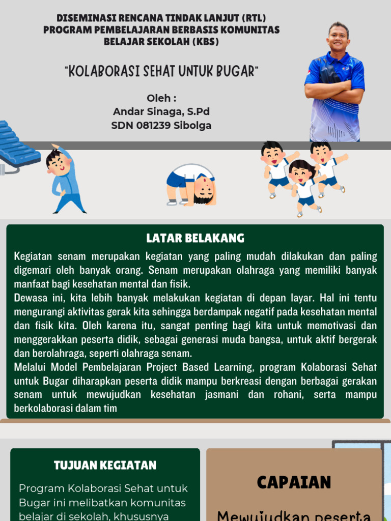 SLIDE DISEMINASI RTL PKG PJOK ANDAR | PDF