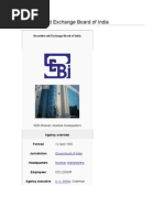 Project On Sebi | PDF | Securities (Finance) | Reserve Bank Of India