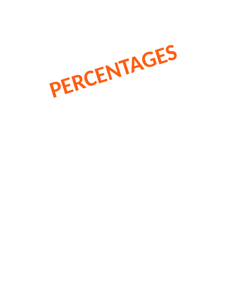 Percentages Ppt Pdf Income Present Value