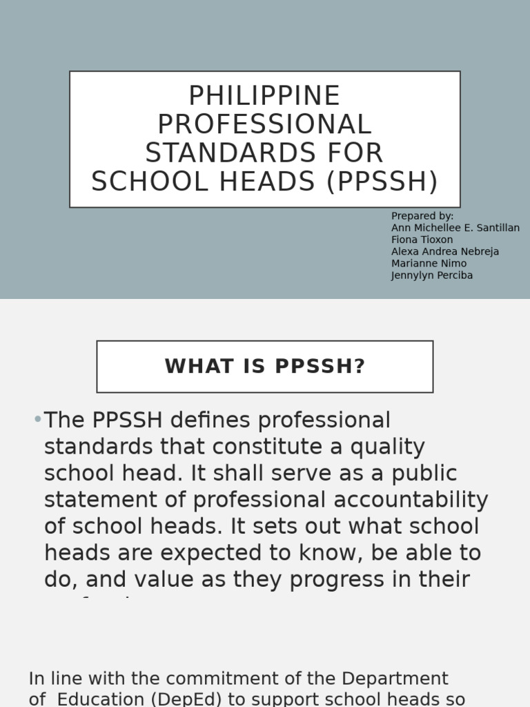 PPSSH | PDF | Leadership | Policy