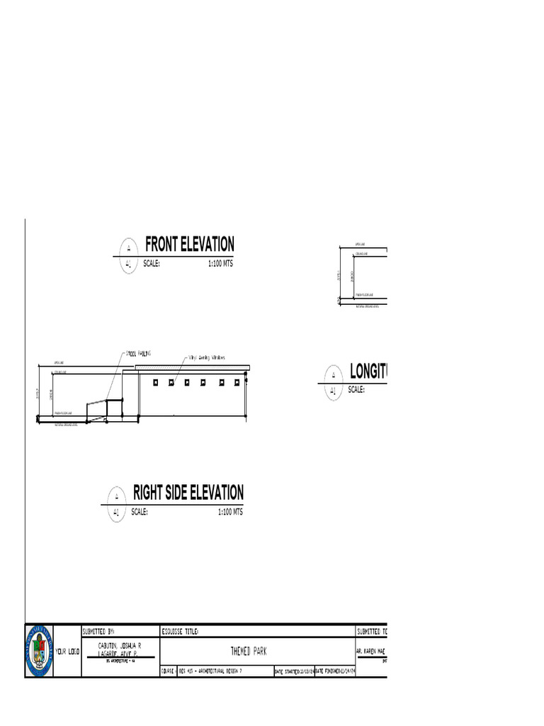 Front Elevation: Scale: 1:100 MTS | PDF