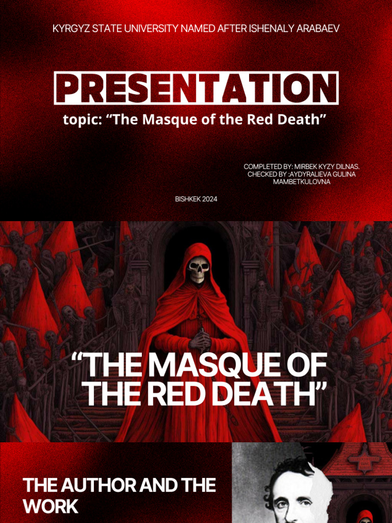 The Masque of the Red Death Mirbek k. Dilnas .PDF | PDF