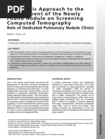 The Radiology Assistant - Fleischner 2017 Guideline | PDF | Ct Scan ...