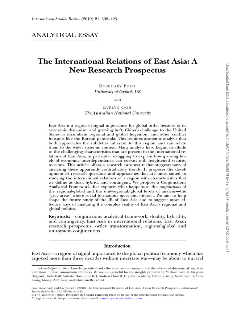 01-Foot and Goh-2019 | PDF