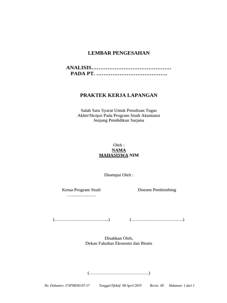 Panduan PKL Utk Print TTD | PDF