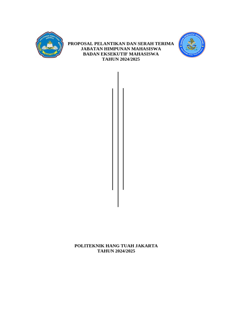 Proposal Pelantikan HIMA 2024 TERBARU | PDF