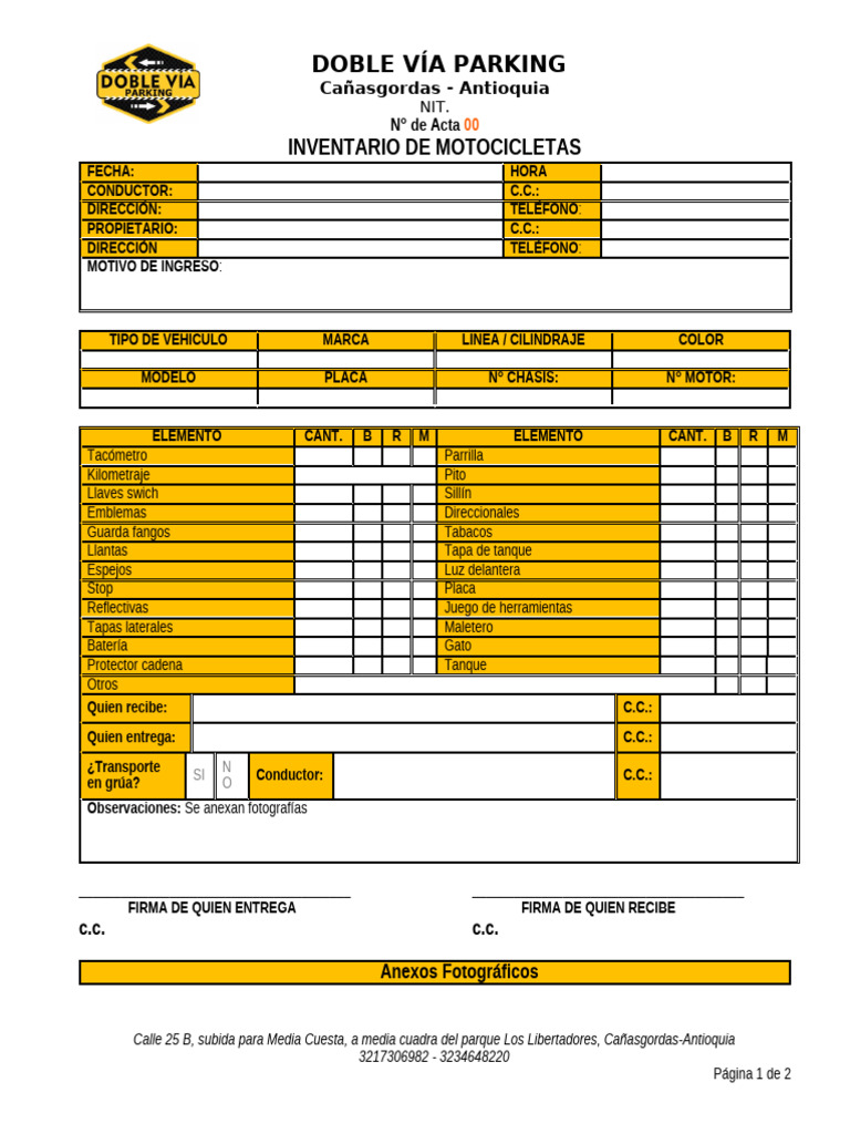 Inventario de Motocicletas | PDF | Coche | Carros deportivos