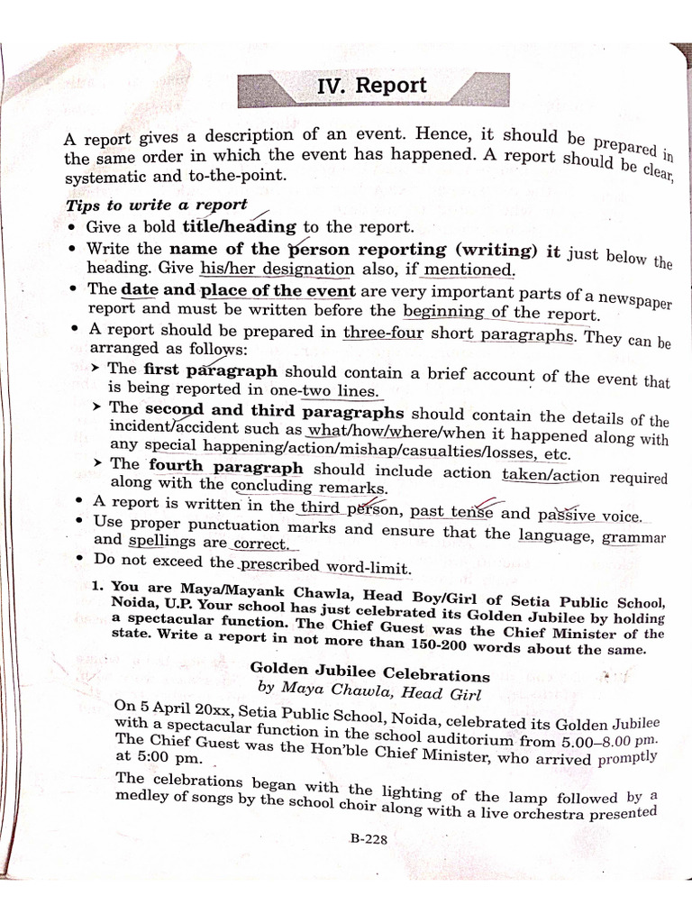 Report Writing | PDF
