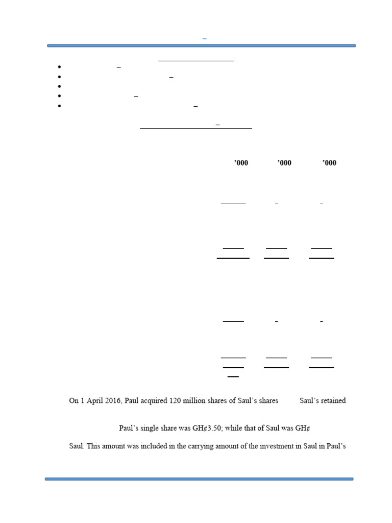 FR Nov Revision Day One - Conso & Ratio Analysis | PDF | Equity ...