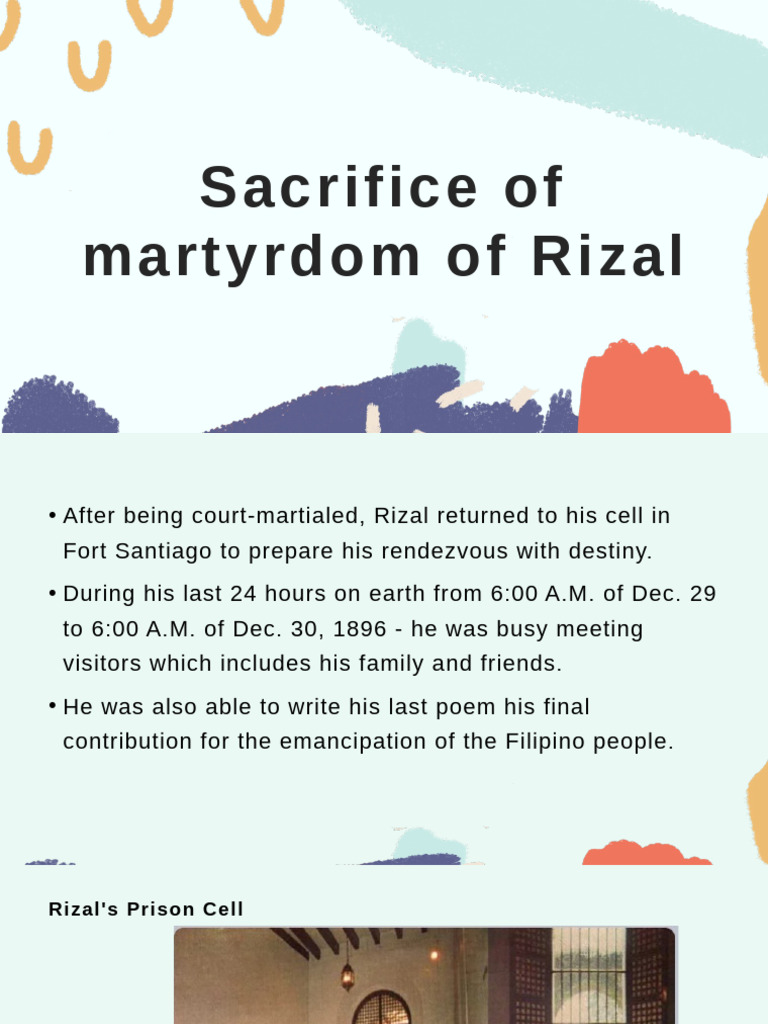 Sacrifice and Martyrdom of Rizal WPS Office 1 072325 | PDF