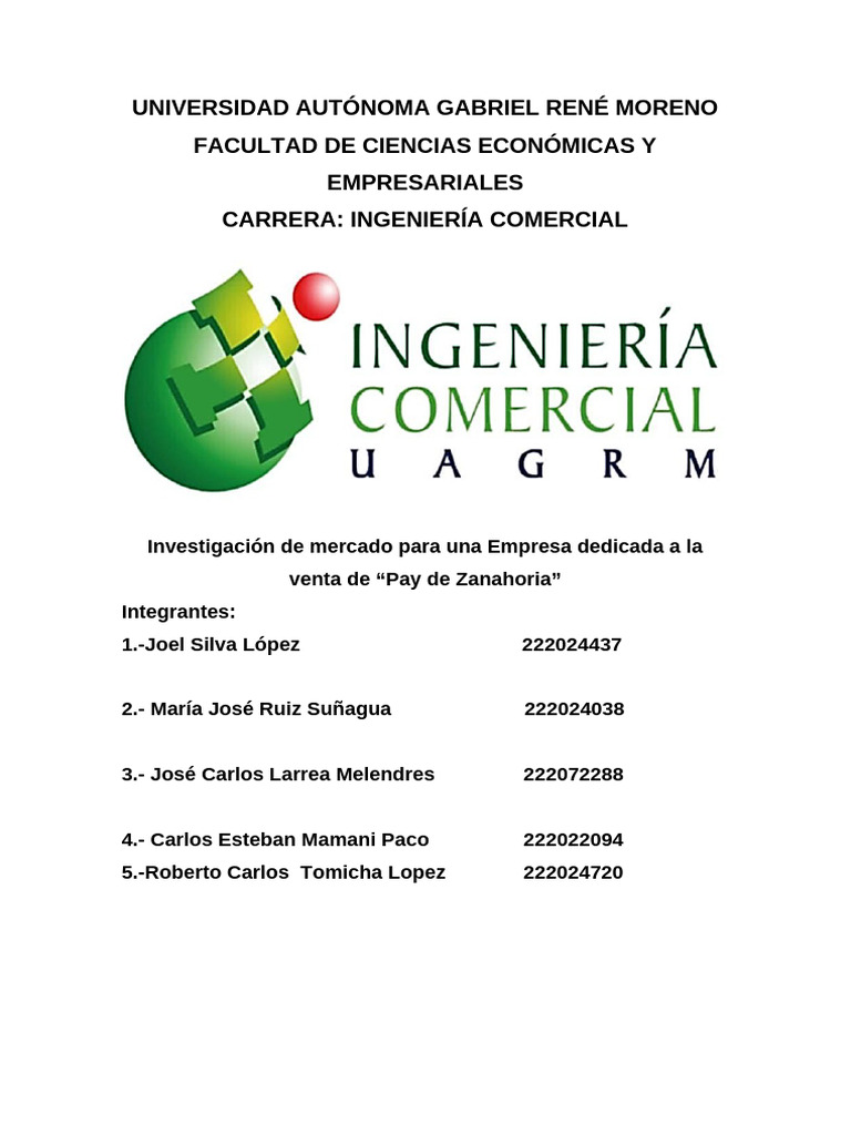 Oppppp | PDF | Mercado (economía) | Producto (Negocio)