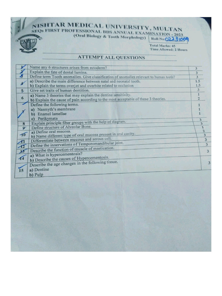 OB Past Papers | PDF
