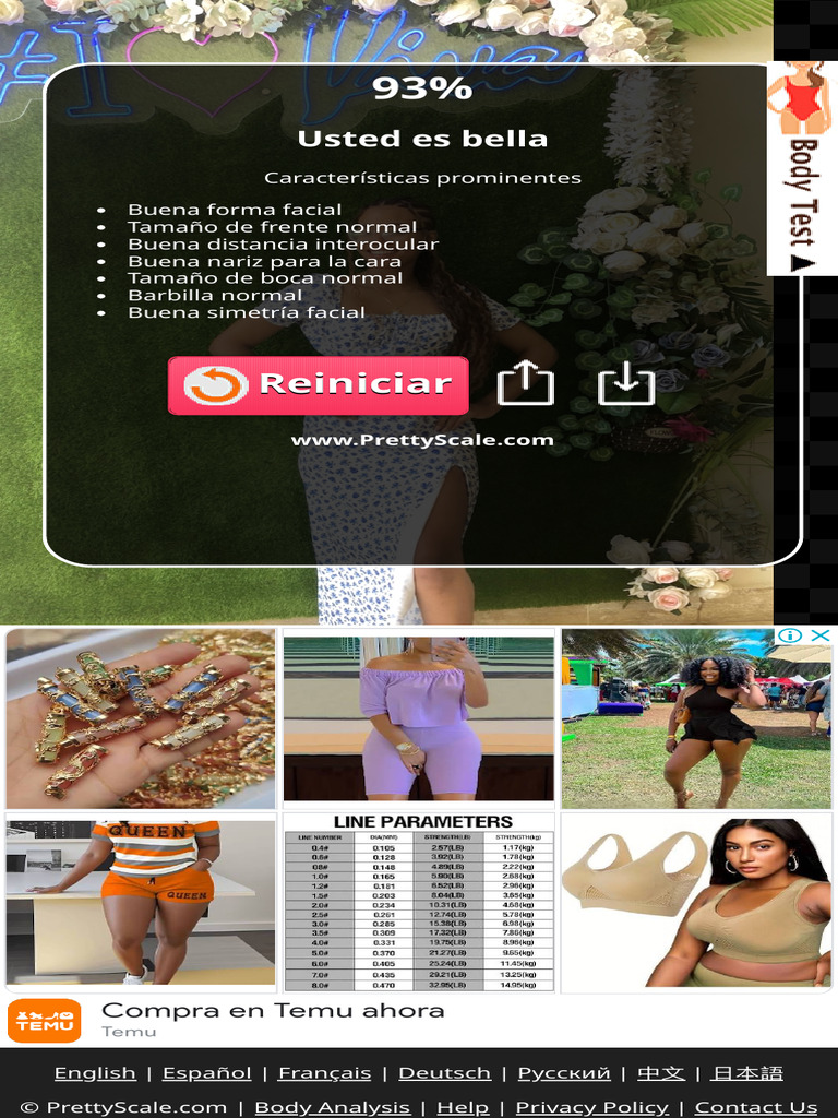 ¿Soy guapo o feo Prueba de análisis de belleza facial | PDF