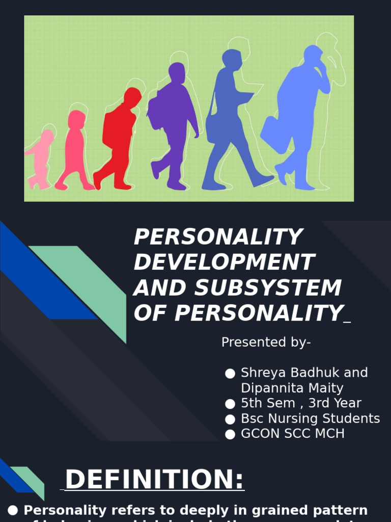 Personality Development for Nursing Students | PDF | Adolescence ...