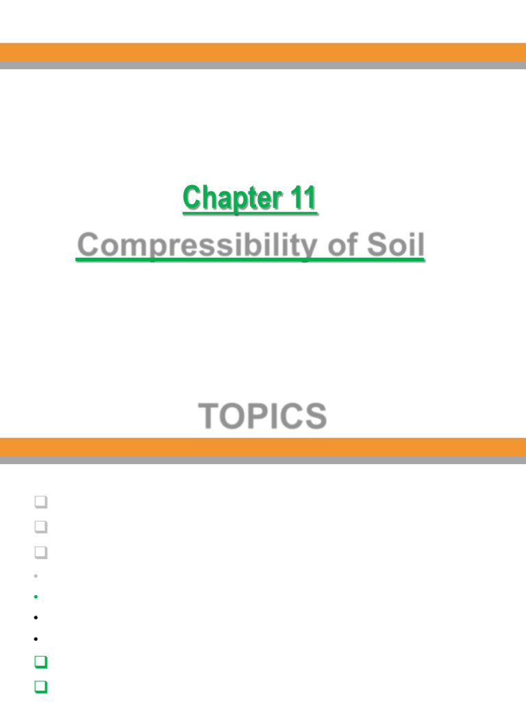 Soil Compressibility and Consolidation | PDF | Materials | Applied And ...