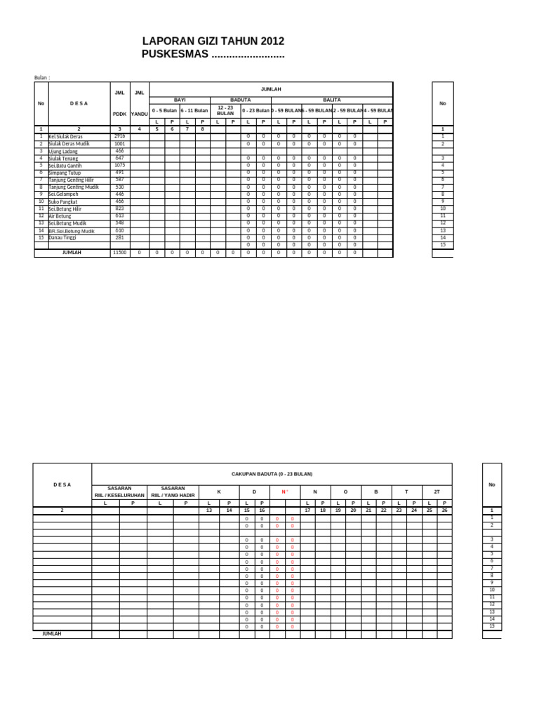 LAPORAN BULAN JANUARI | PDF