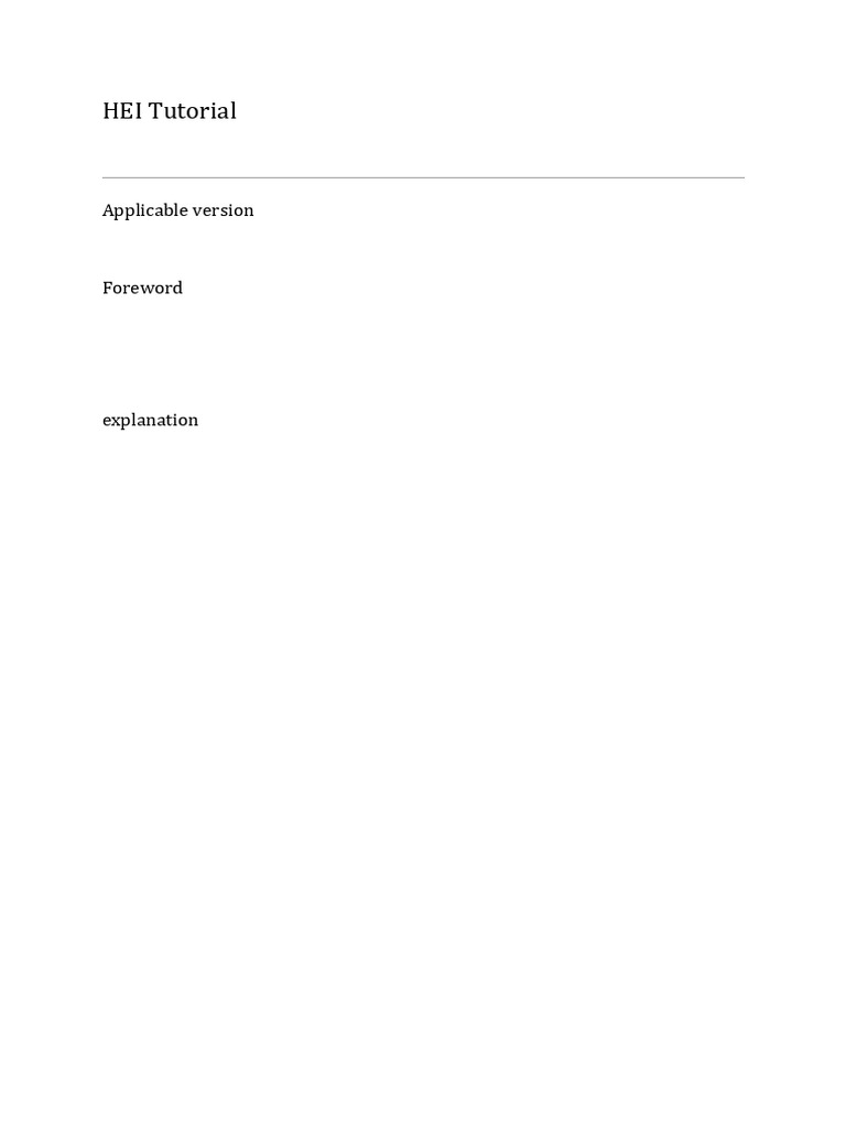 HEI Tutorial | PDF | Databases | Information Retrieval