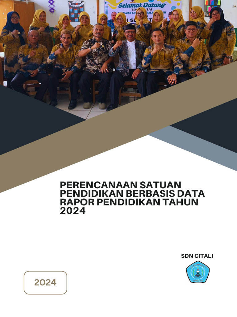 Perencanaan Satuan Pendidikan Berbasis Data Rapor Pendidikan | PDF