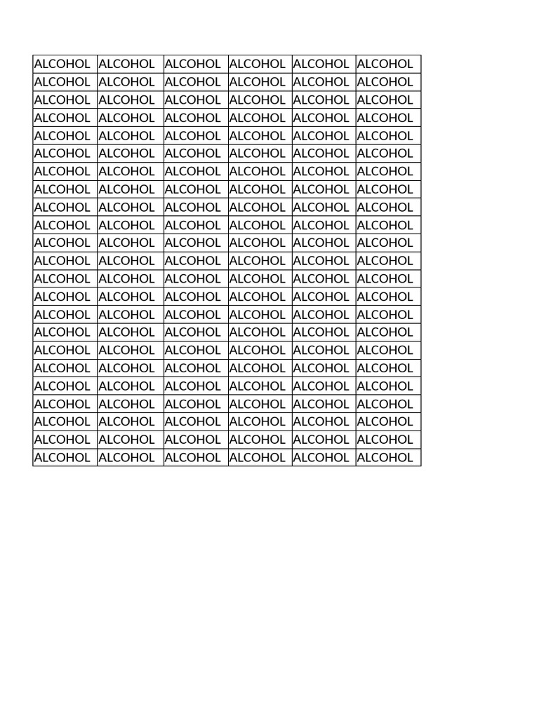 Alcohol | PDF