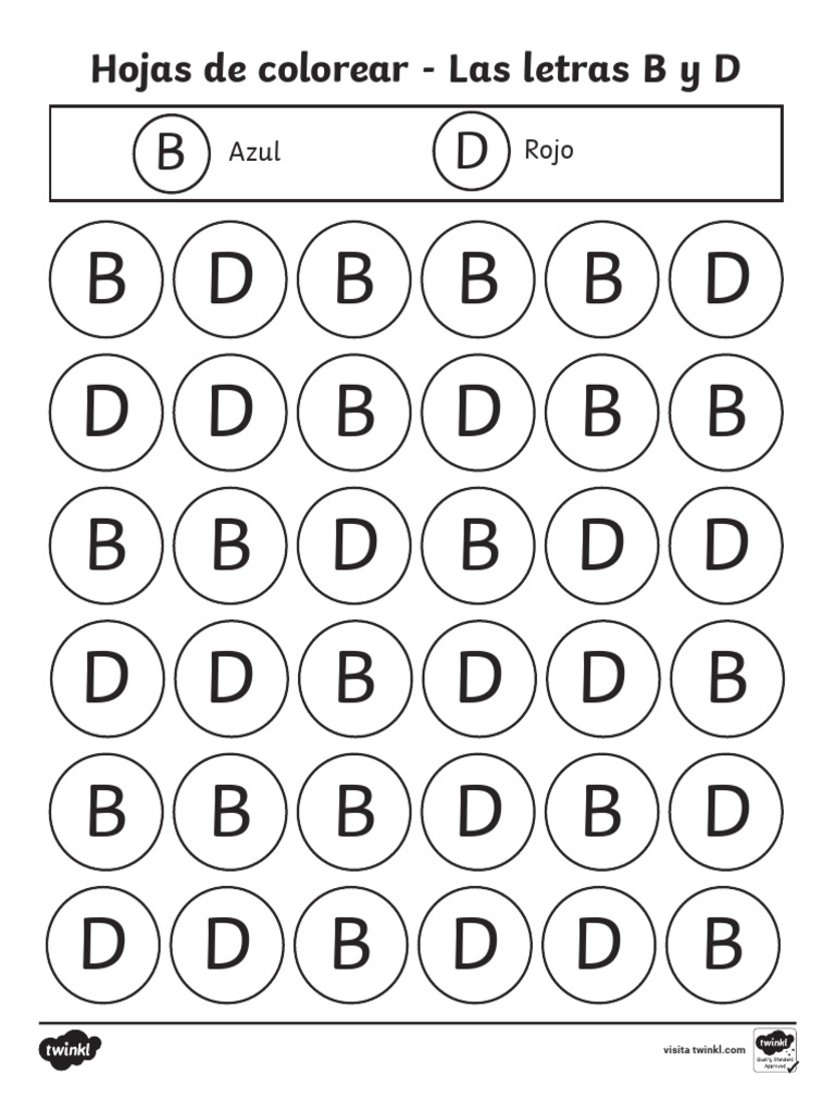 Sa L 26 Hojas para Colorear Letras Confusas Ver 1 | PDF